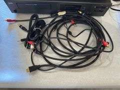 NAD Tuner, Amplifier, disc player, 2 bose speakers, dvd/vhs player, dvd ...
