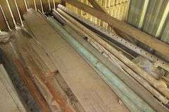 Misc. Scrap Wood, PVC Pipe, Rolled Insulation, and Misc. - Barr Realty ...