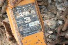 Harrington 3-Ton Chain Hoist, Hand Saw, Funnel, Roll of Electrical Wire ...