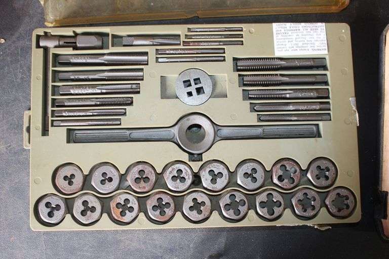 Sears Metric Size 1/4 In. and 3/8 In. Socket Wrench Set, and Tap and ...