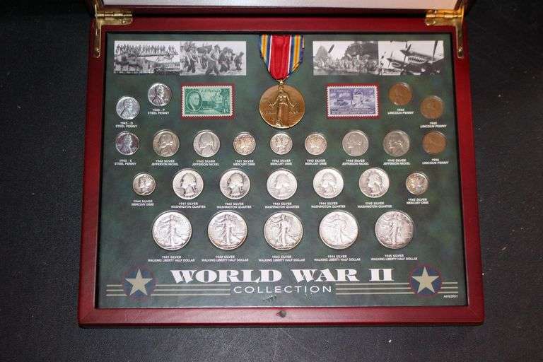 World War 2 Collection Stamps and Coins - Barr Realty & Auction Company ...