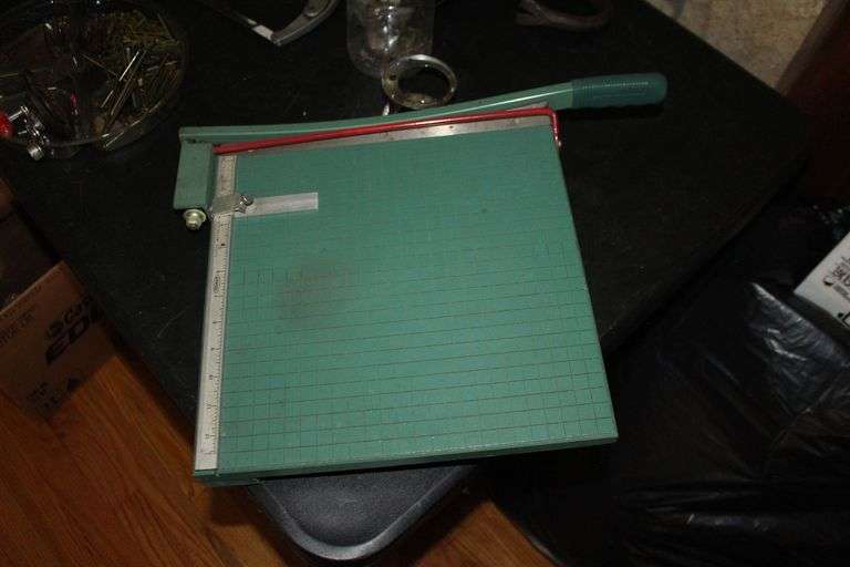 Hand Saw, (4) Hack Saws, Level, Crowbar, Paper Cutter, Rapid Cue Top ...