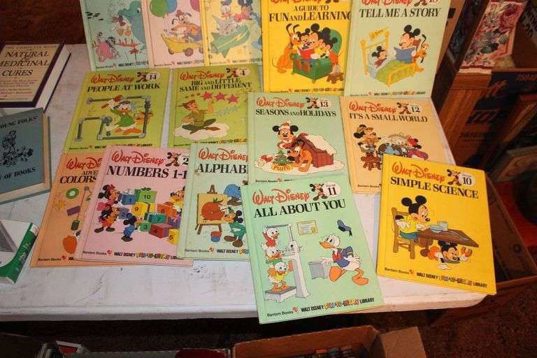 Walt Disney Books, Junior Classics, Great World Atlas, and Misc. Books ...