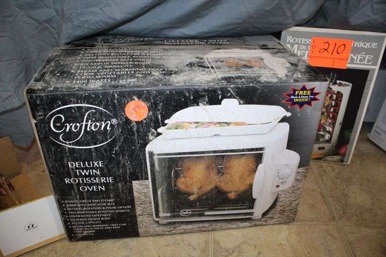 Electric Mediterranean Rotisserie Grill, Cuisinart Griddler, Crofton ...