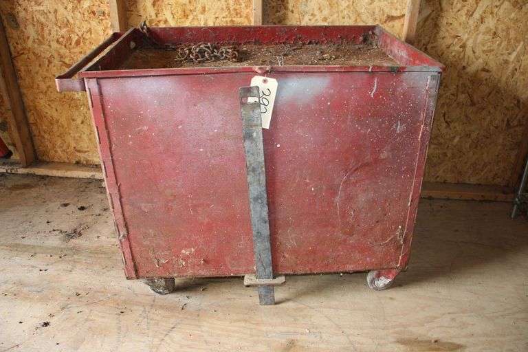 2 Door Metal Cabinet on Wheels and 2 Section Metal Table - Barr Realty ...