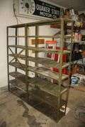 2 Section Metal Shelf - Barr Realty & Auction Company, Inc.