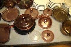 Corningware Baking Dishes, Carlisle Plates, Pyrex Purple Baking Dishes ...