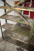 2 Section Metal Shelf - Barr Realty & Auction Company, Inc.