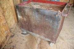 2 Door Metal Cabinet on Wheels and 2 Section Metal Table - Barr Realty ...