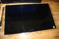 47 Inch Sabre Television with Remote and 52 Inch Sony Television with ...