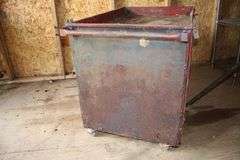 2 Door Metal Cabinet on Wheels and 2 Section Metal Table - Barr Realty ...