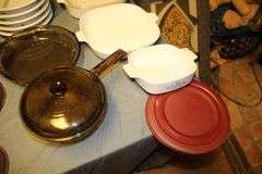 Corningware Baking Dishes, Carlisle Plates, Pyrex Purple Baking Dishes ...