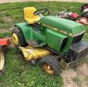 JD 216 lawn mower, row: 7 - Sheridan Realty & Auction