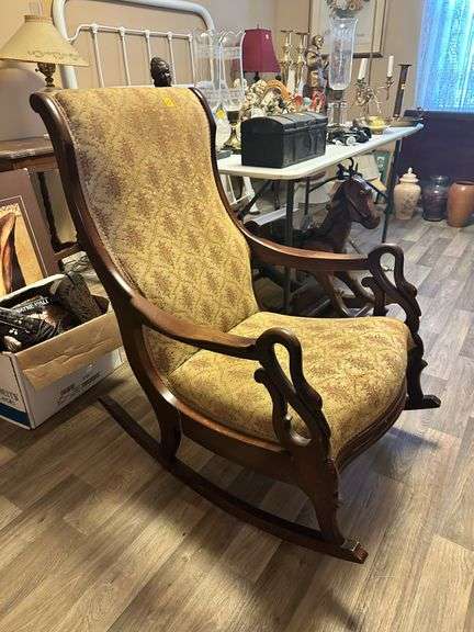 Gooseneck rocker - J.R. Dixon Auction & Realty, LLC