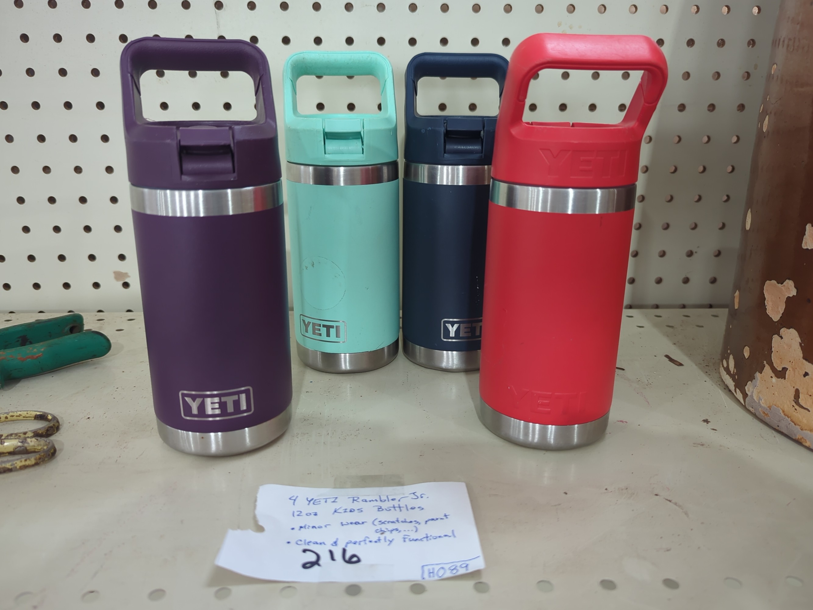 (4) YETI Rambler, Jr. Bottles, 12 oz kids (H089)