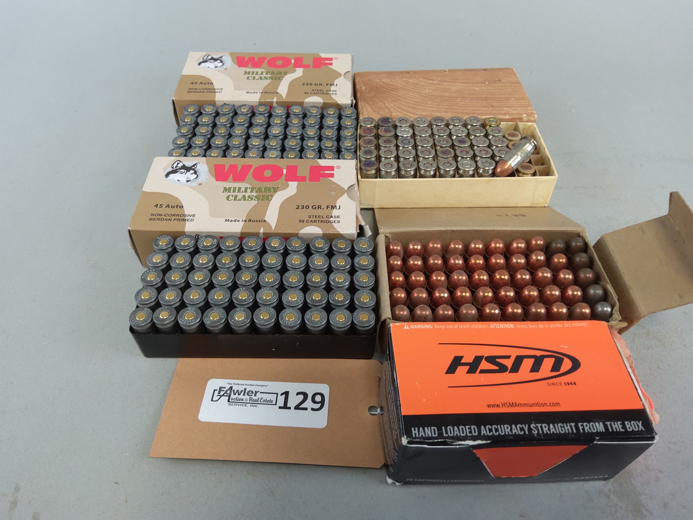 Mixed Lot of .45 ACP Ammunition