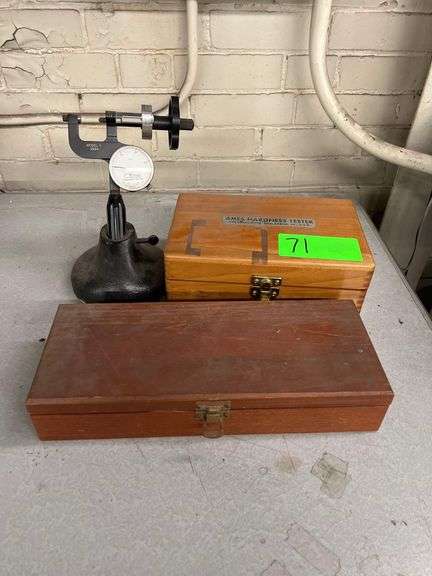 Ames Precision Hardness Tester With Accessories - Hostetter Auctioneers