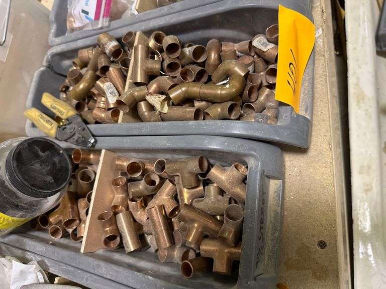 Copper Plumbing Pieces - Hostetter Auctioneers