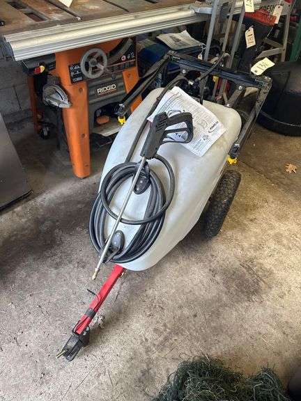 FIMCO 30 Gal. Trailer Sprayer - Model LG-30-3N-TRL - Hostetter Auctioneers