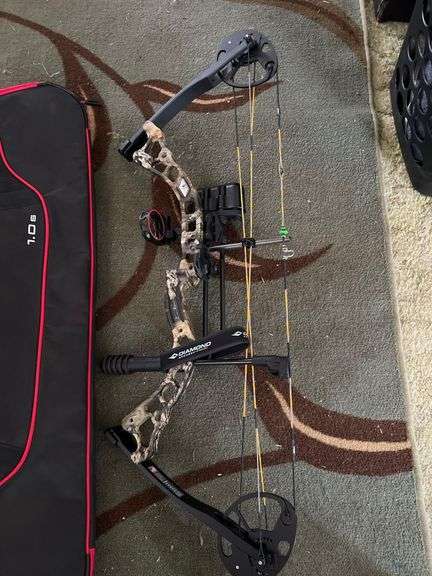 Diamond Archery Compound Bow with Case - Hostetter Auctioneers
