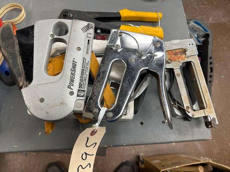Assorted Staple Guns Rivet Gun - Hostetter Auctioneers