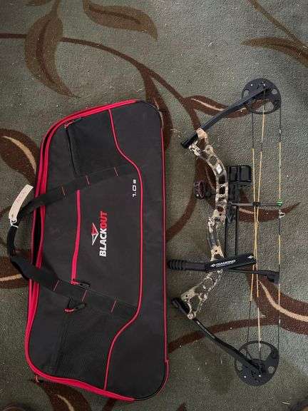 Diamond Archery Compound Bow with Case - Hostetter Auctioneers