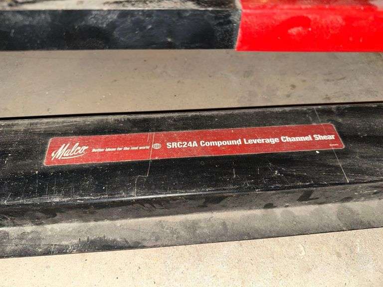 Malco Compound Leverage Channel Shear - Model SRC24A - Hostetter ...