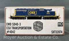 Scale Trains Rivet Counter HO Scale CSX EMD SD40-3 Diesel Locomotive, with Original Box - Moyer ...