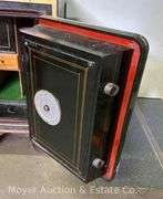 Diebold Safe and Lock Co. Floor Safe, Metal Casters, with Combination ...