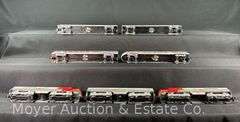 American Flyer S Gauge Santa Fe ABA Diesel Locomotive Set, with 4 ...