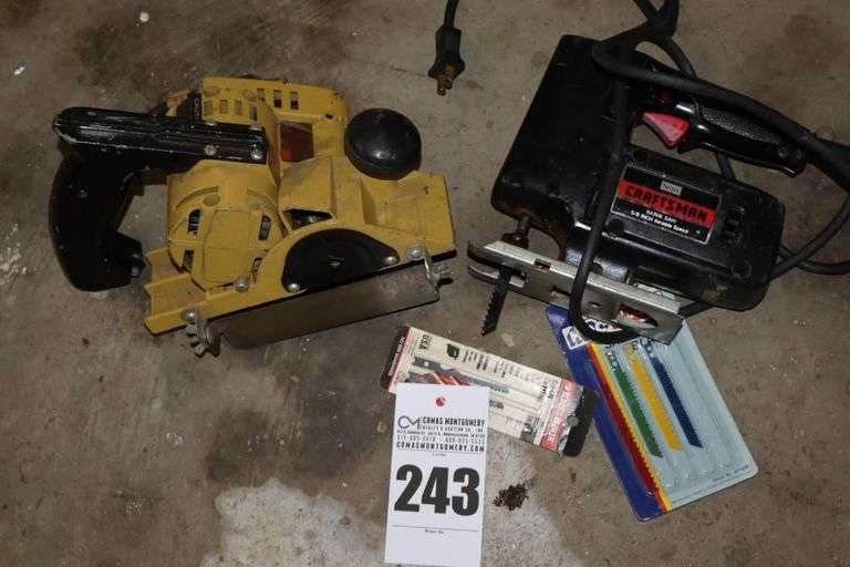 Craftsman 5/8" Saber Saw, Bladed & Shopmate Electric Sander - Comas ...