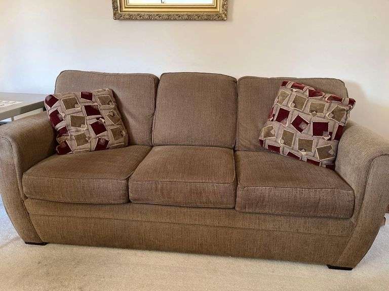 Broyhill 3 Seat Couch - Comas Montgomery Realty & Auction Co., Inc.