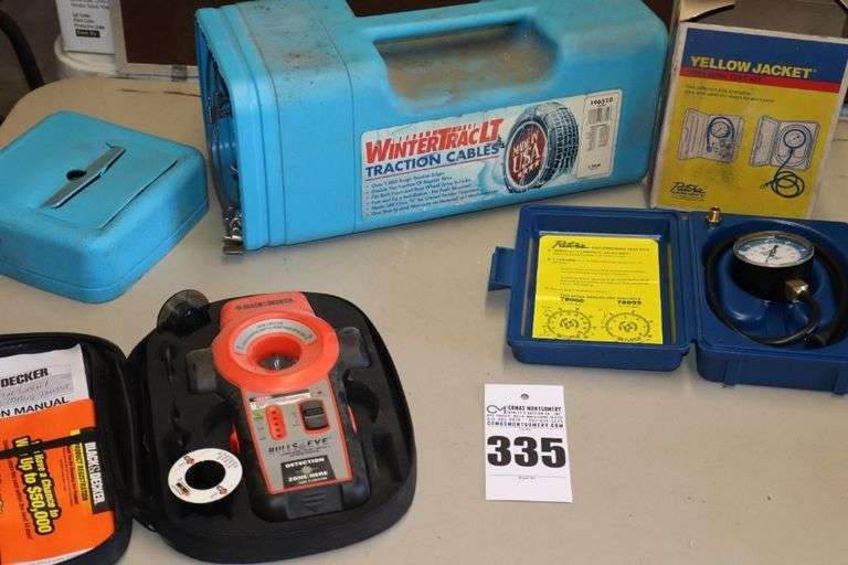 Variety of Tool items: Winter Track LT Traction Cables, Yellow Jacket ...