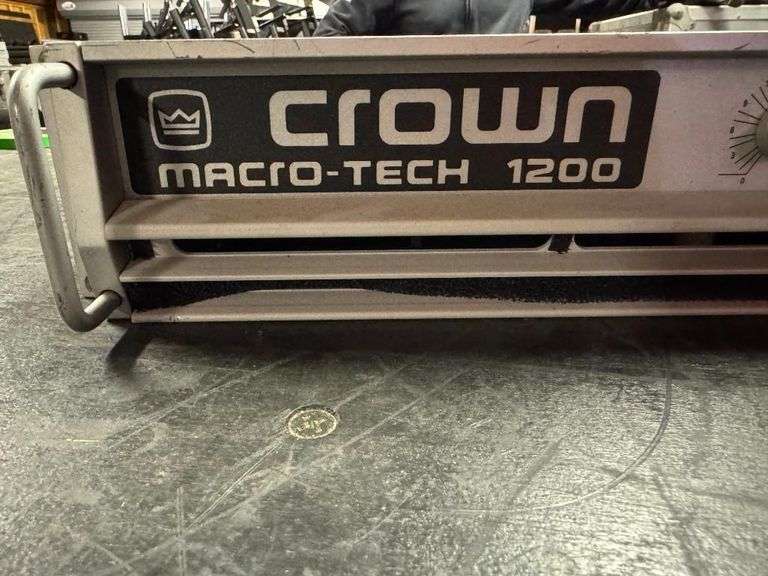 Crown Macro-Tech 1200 Professional Amplifier - Comas Montgomery Realty ...
