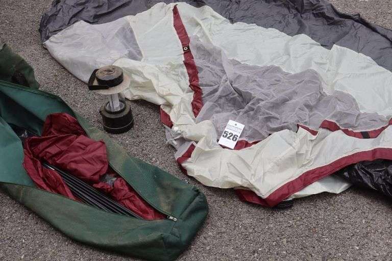 Adventure Ridge Pump Tent with Poles and Camp Lantern - Comas ...