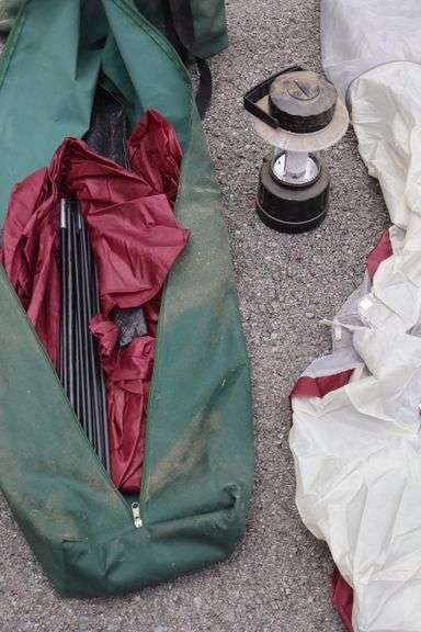 Adventure Ridge Pump Tent with Poles and Camp Lantern - Comas ...