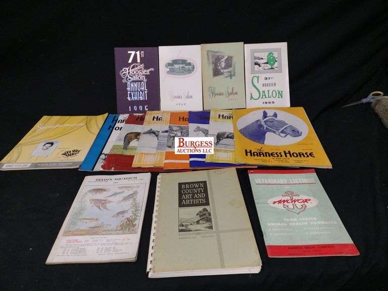 Indiana Art Books, Harness Racing Magazines, & Aquarium Catalog From ...