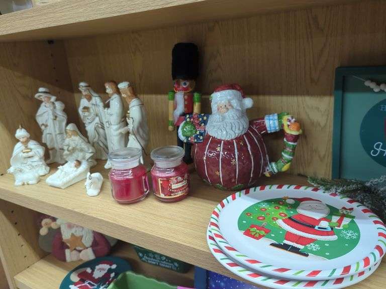 Nativity Set, Nutcracker, Tea Pot & More - Burgess Auctions LLC