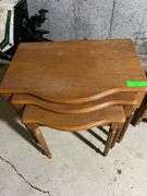 Three Stackable Tables - West Central Auction Company