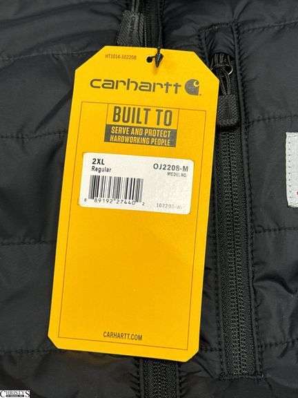 Carhartt 2xl jacket black - Christys