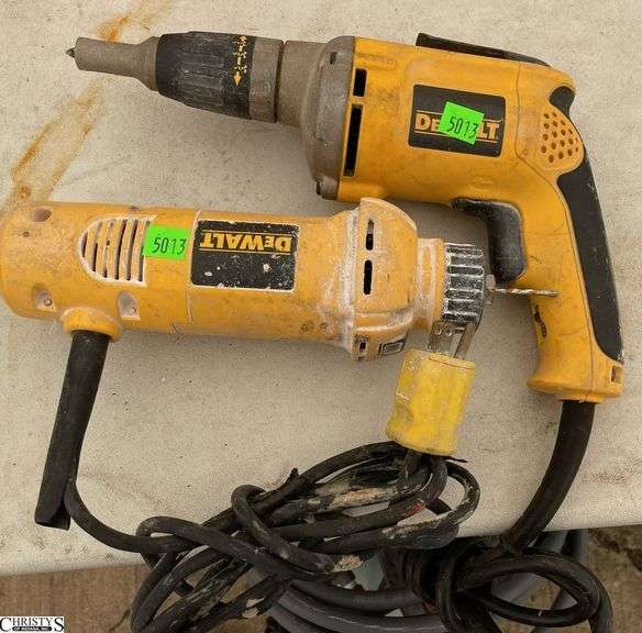 Dewalt DW272 Screw gun, Dewalt cut out tool - Christys