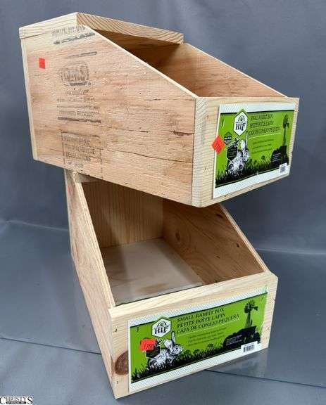 2 Small Rabbit Boxes - Christys