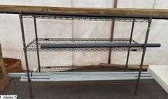 Rusty rack with 4x4s and pipe bars longest 1”x10” - Christys