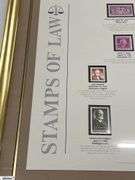 Stamps Of Law Framed 13.5"x17.5" - Christys