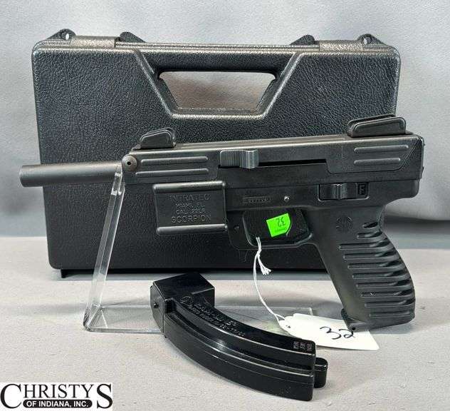 Intratec Scorpion Pistol cal. 22 LR SN: 003894 in Black Intratec Case ...