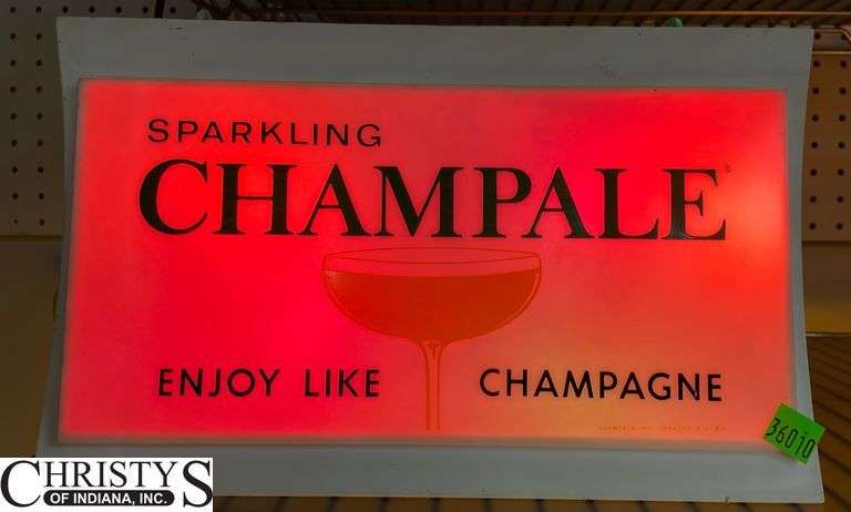 Champale Champagne Light Up 12x3x8 - Christys