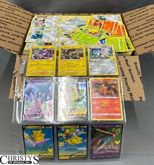 Medium Flat Rate Box of Pokémon Bulk Cards - Christys