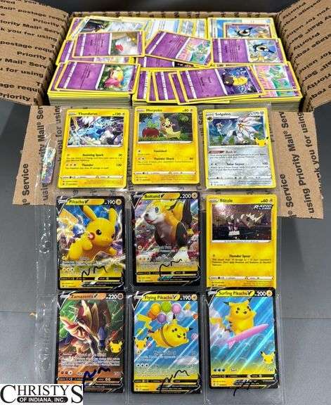 Medium Flat Rate Box of Pokémon Bulk Cards - Christys