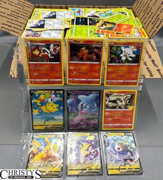 Medium Flat Rate Box of Pokémon Bulk Cards - Christys