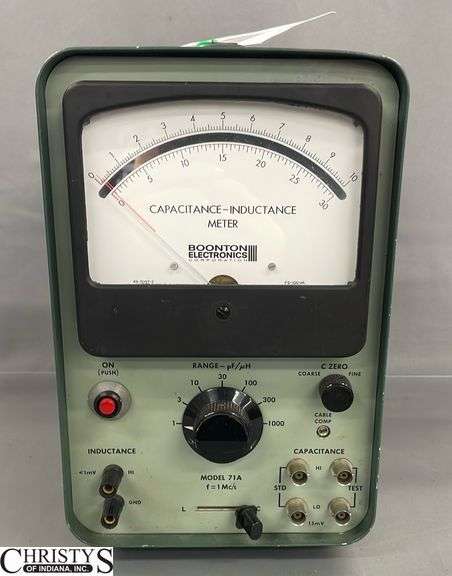 1960s Boonton Electronics Corporation 71A Capacitance-inductance meter ...